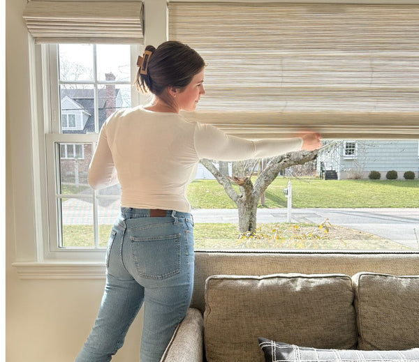 Shop Waterfall Woven Wood Shades